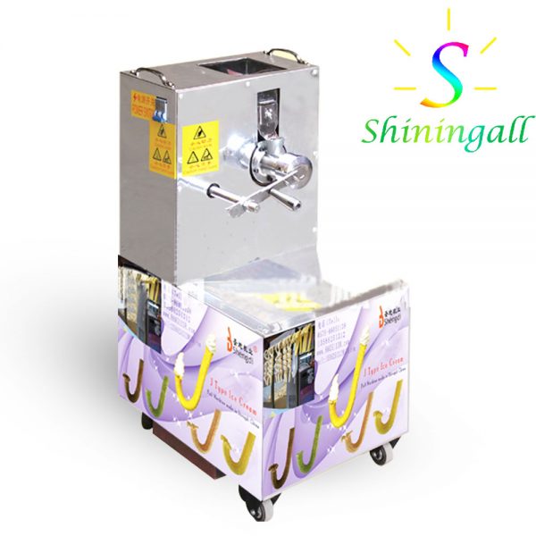 corn puff machine -J Shape ice cream puff extruder-Guangzhou Shining