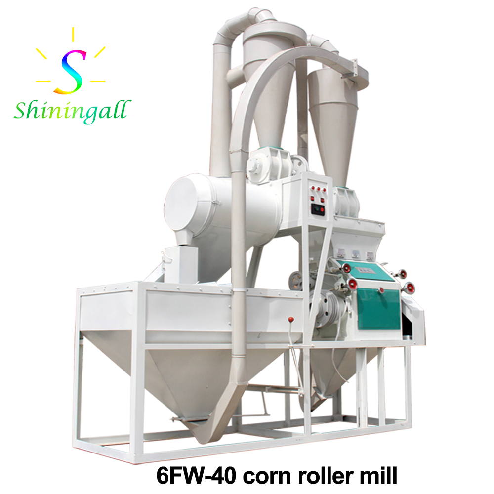 corn roller mill 5% higher 5 years longer about Shining equipments