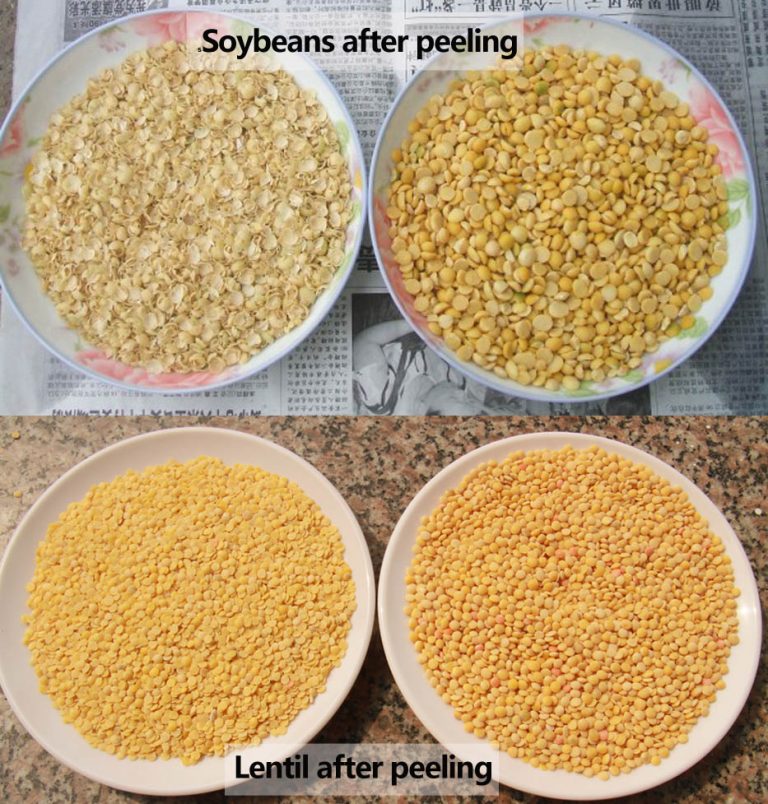 dal processing machine- Peel beans with low beans breakage rate -Shining