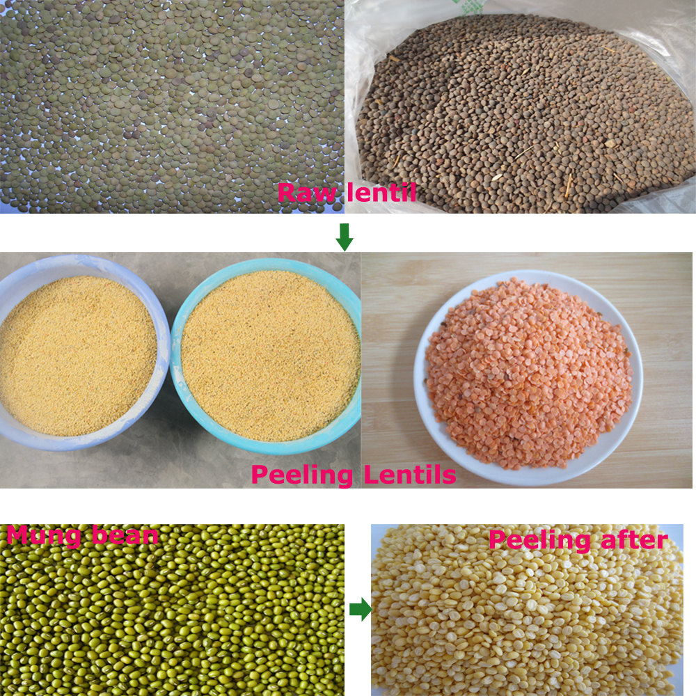 Dal mill plant for lentil peeling - Guangzhou Shining Equipments