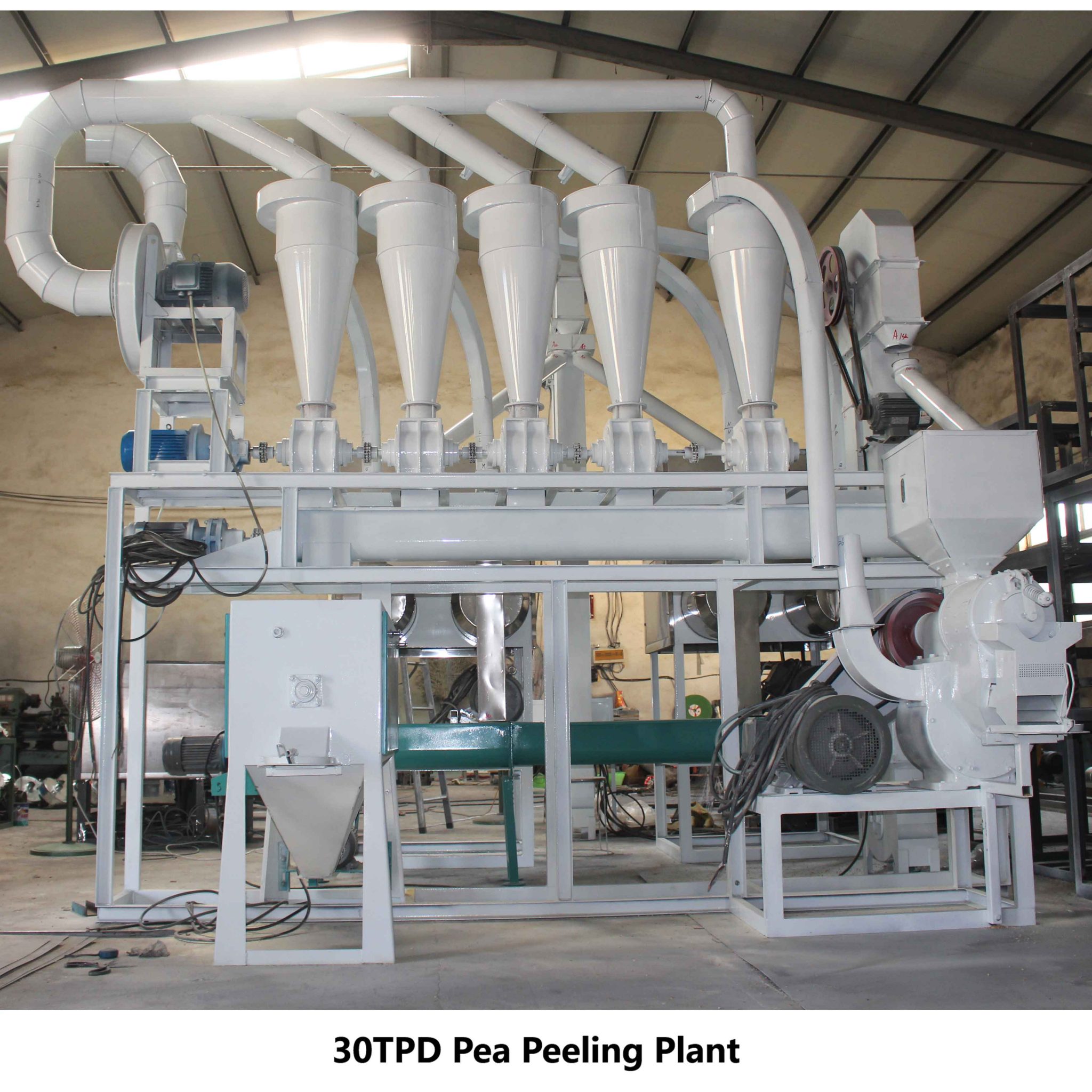 toor dal making machine-Dry way|One time peling|High production capacity